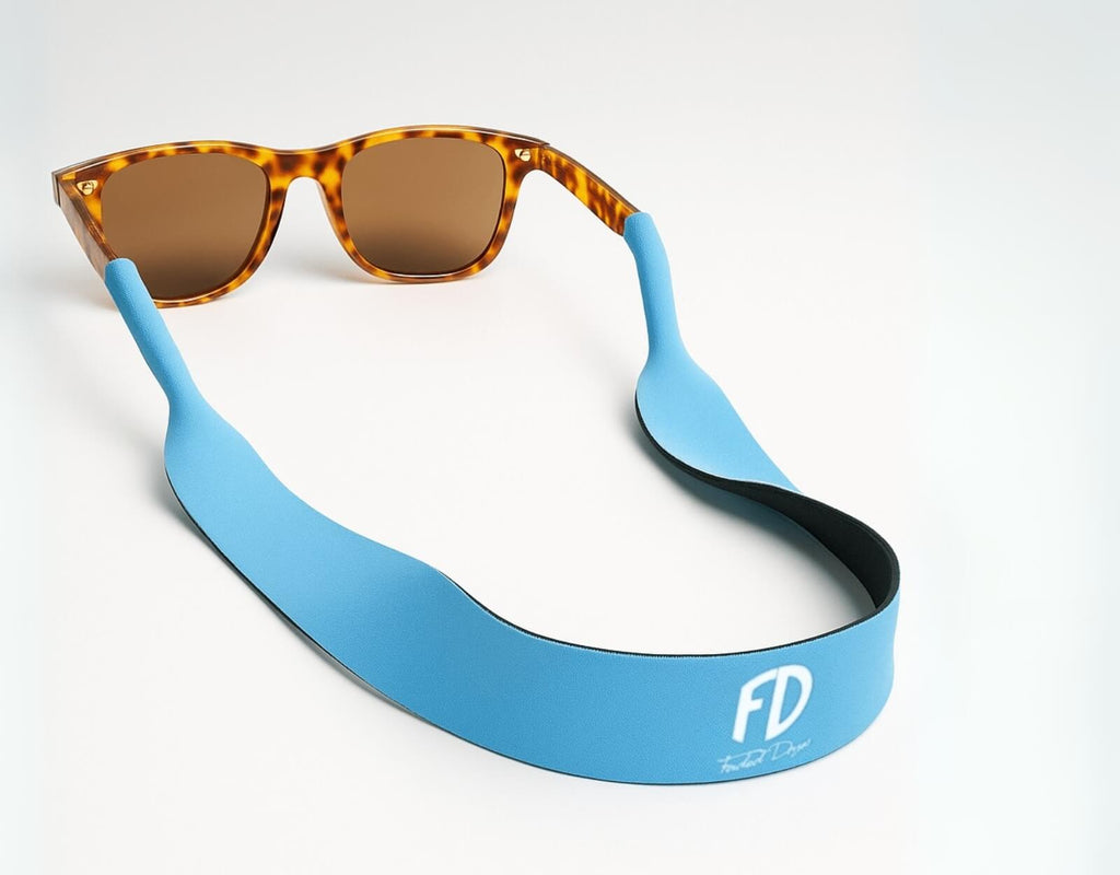 Floating Neoprene Sunglasses Strap – Extra Long Sports Lanyard – Faded ...